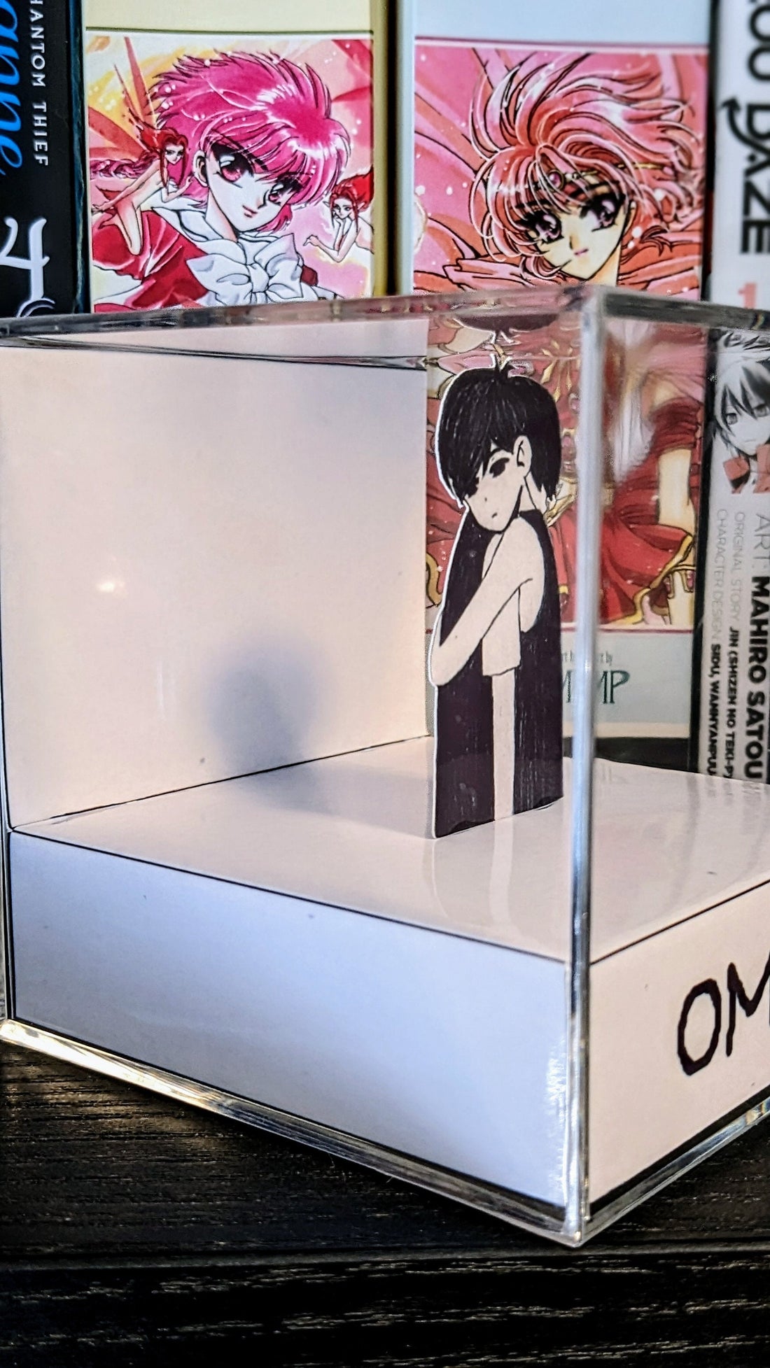 OMORI Sunny and Omori hug final battle 3D cube diorama – BubzTea Artz